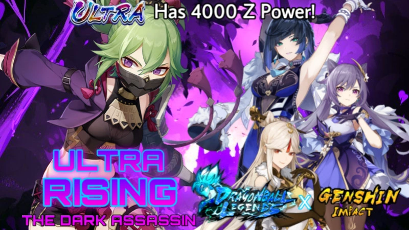 Dragon Ball Legends x Genshin Impact Ultra Rising: The Dark Assassin ...