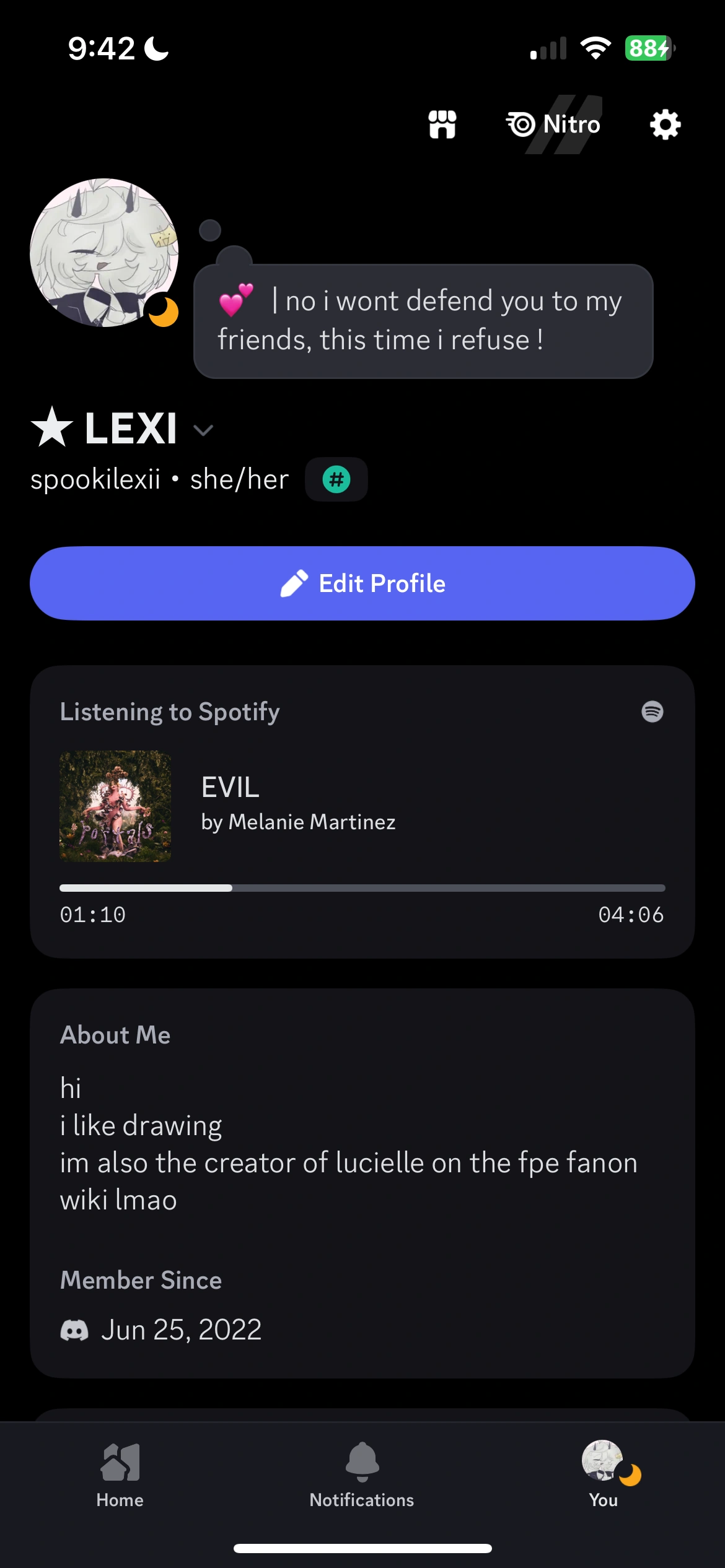 i love making my discord status match a song | Fandom