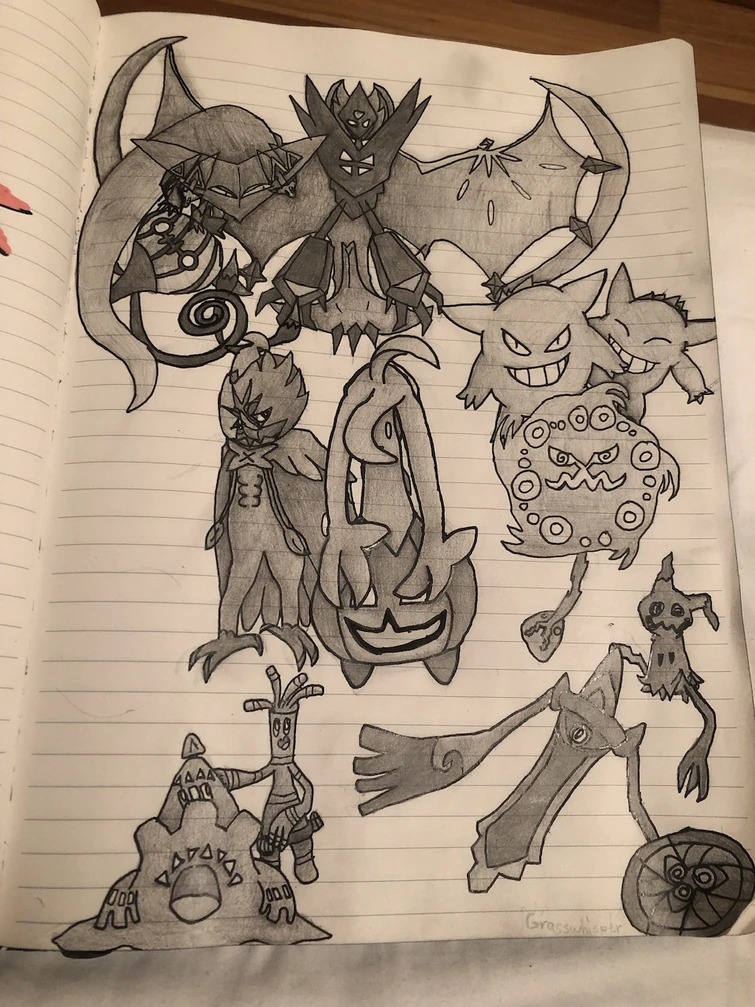 Name your favourite ghost type pokemon and ill add it to this drawing ...