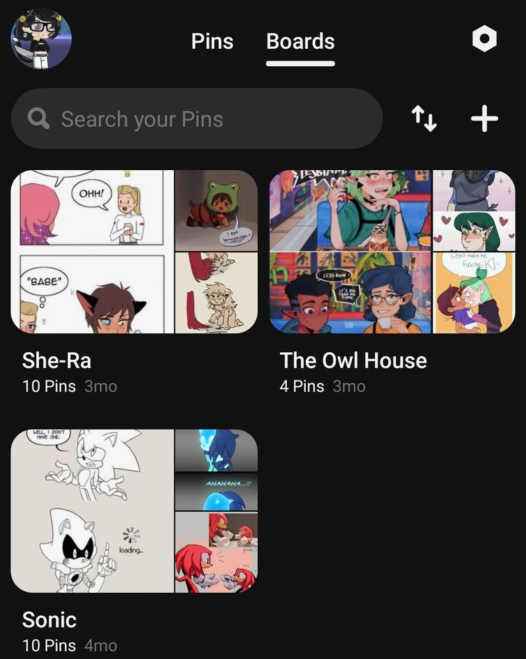 Gee I wonder what I do on Pinterest the most | Fandom