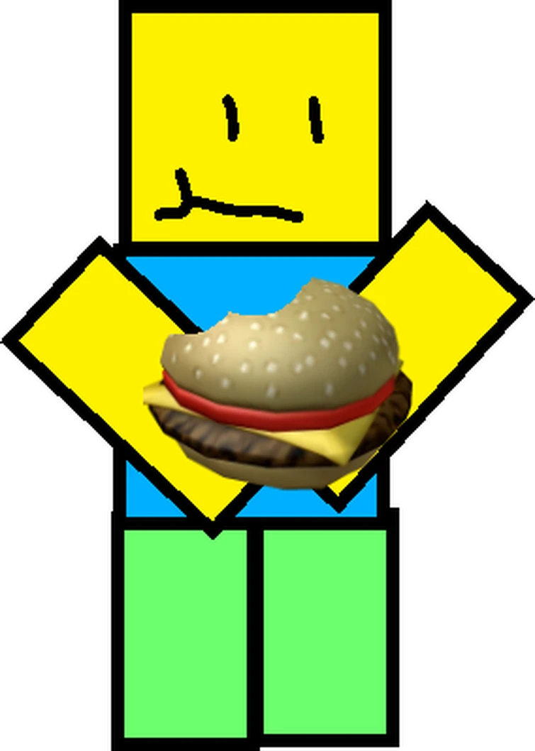 Noob eating burger | Fandom