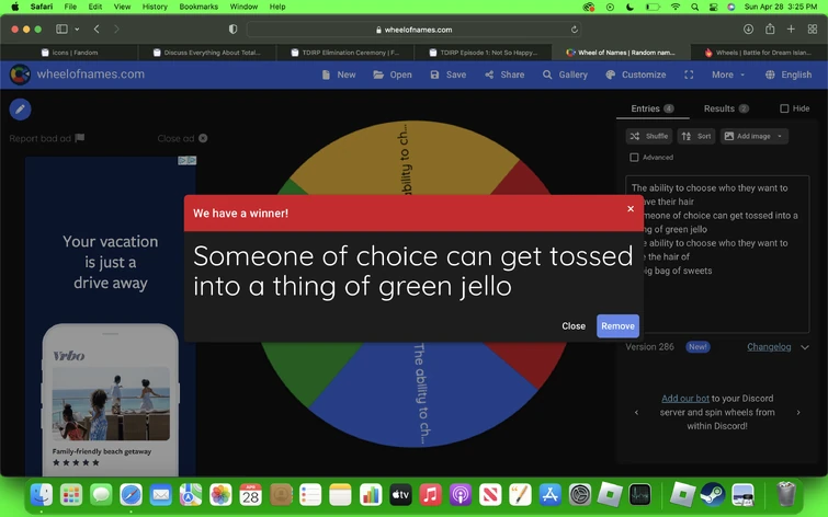 TDIRP Elimination Ceremony | Fandom
