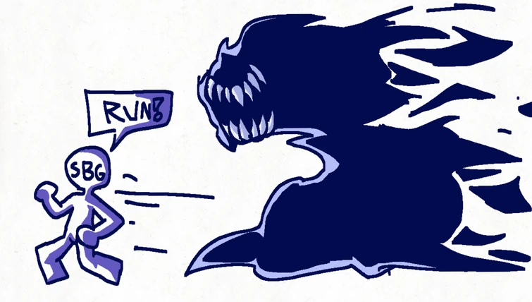 SBG runs away from death, bc he made some "questionable" comics. | Fandom