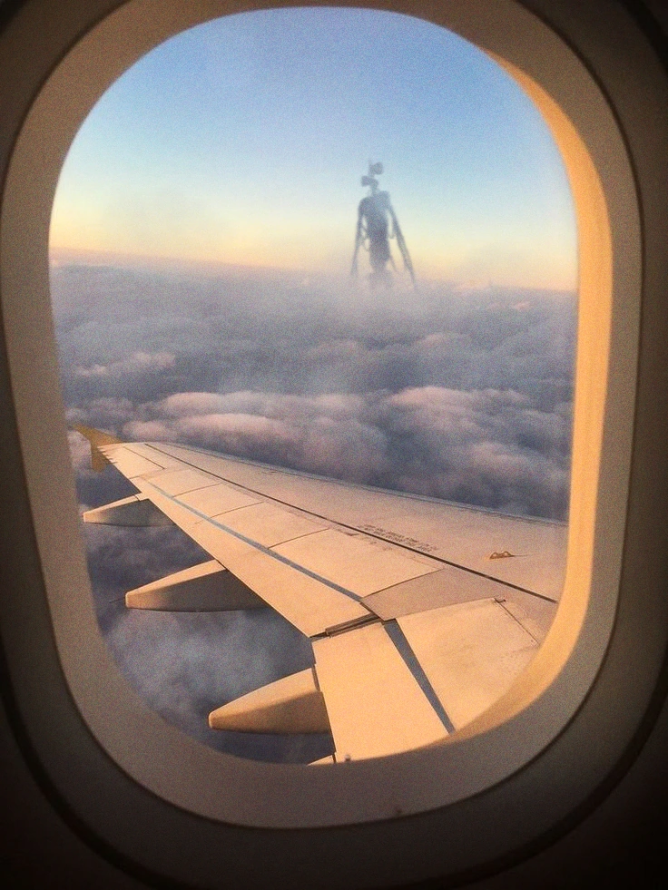 I witnessed Siren Head on the plane! | Fandom