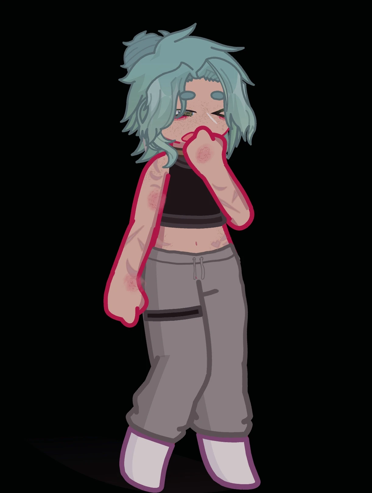 Hiiiiiii haven’t been here in like…7 months but i made my oc as a ...