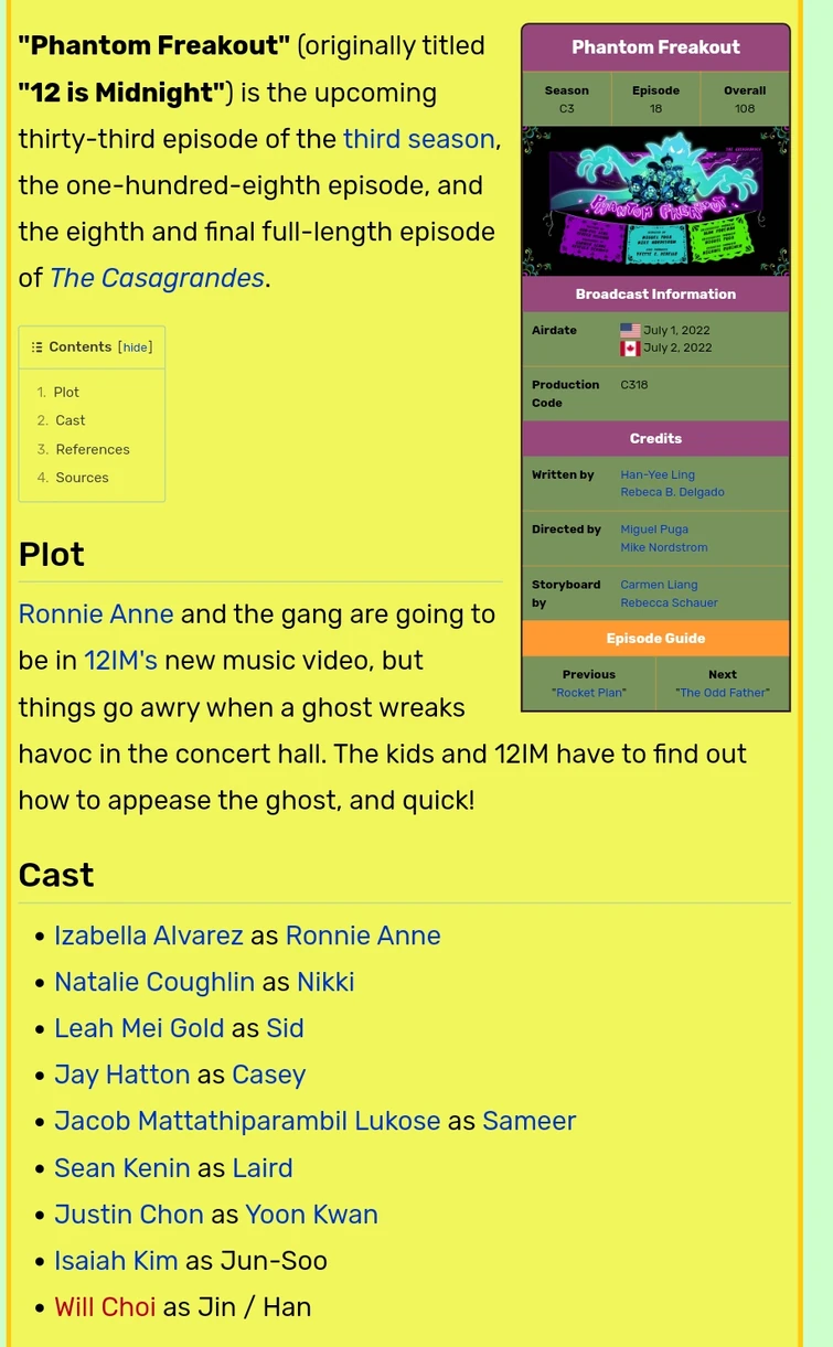 Why are Casey, Nikki, Sameer and Laird don't appear "Phantom "?Freakout ...