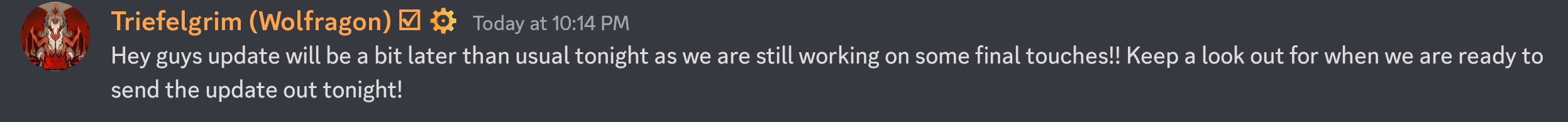 update got delayed | Fandom