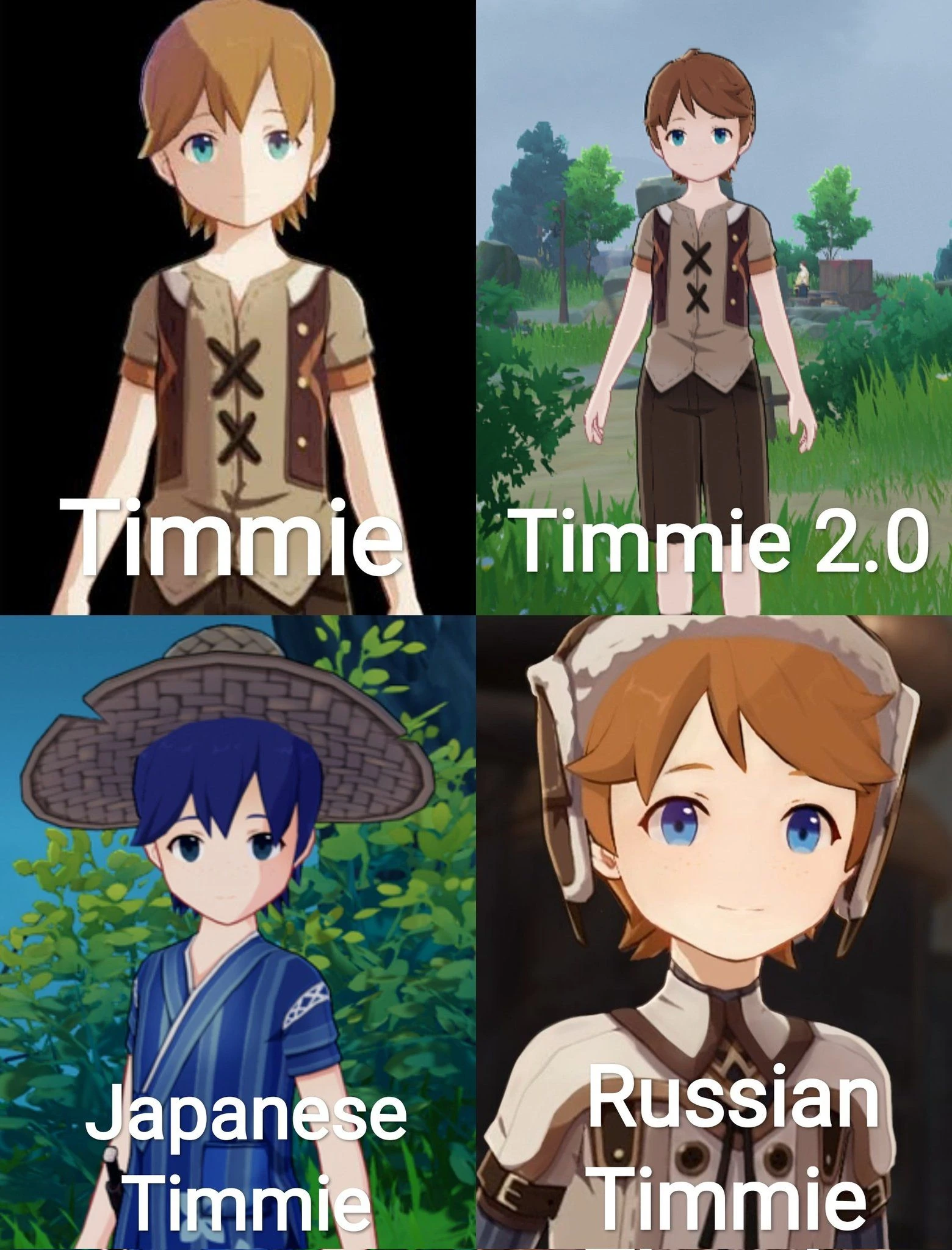 4 variations of timmie | Fandom
