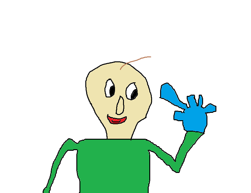 Baldi tries the Super Stretchy Glove | Fandom