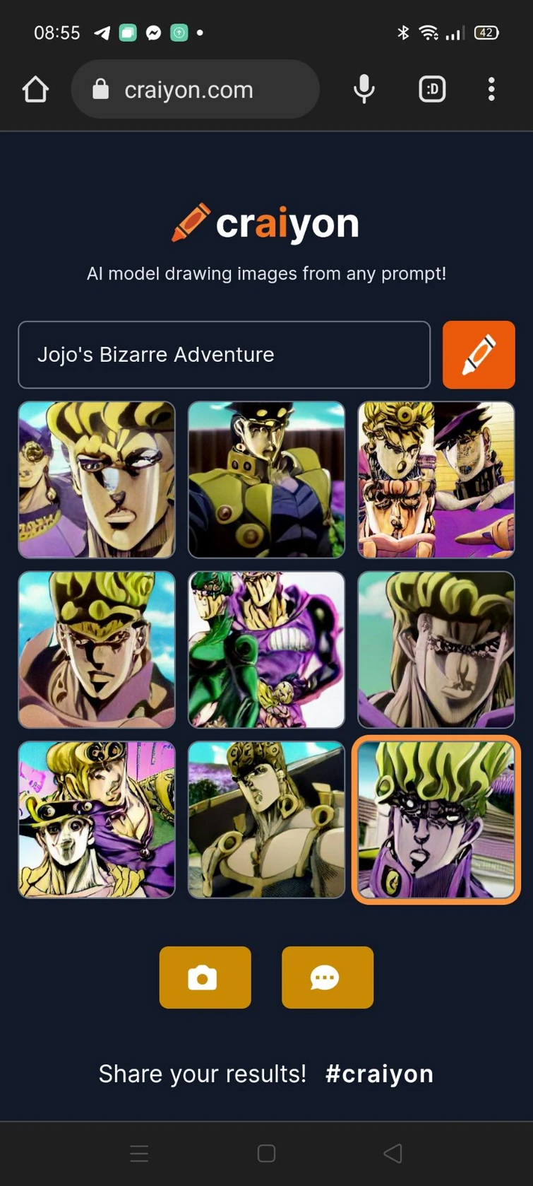 guys this post, send craiyon or dall e mini jojo related ai generate image in this post | Fandom