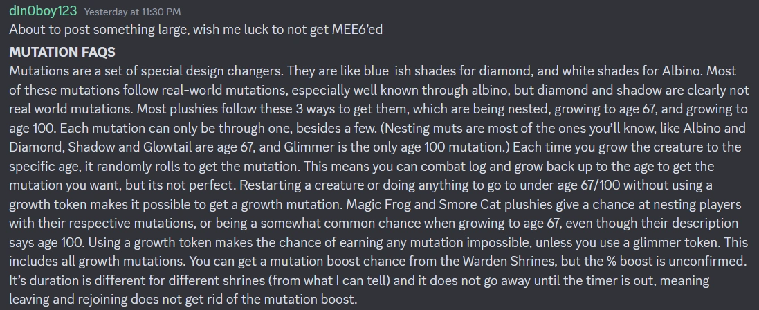 mutation FAQs | Fandom