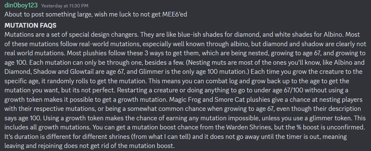 mutation FAQs | Fandom