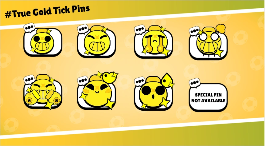 Pure Gold Tick | True Gold Tick Pins #BrawlStars #TrueGoldTickPins | Fandom
