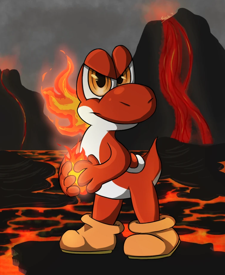 What would a fire yoshi look like? | Fandom