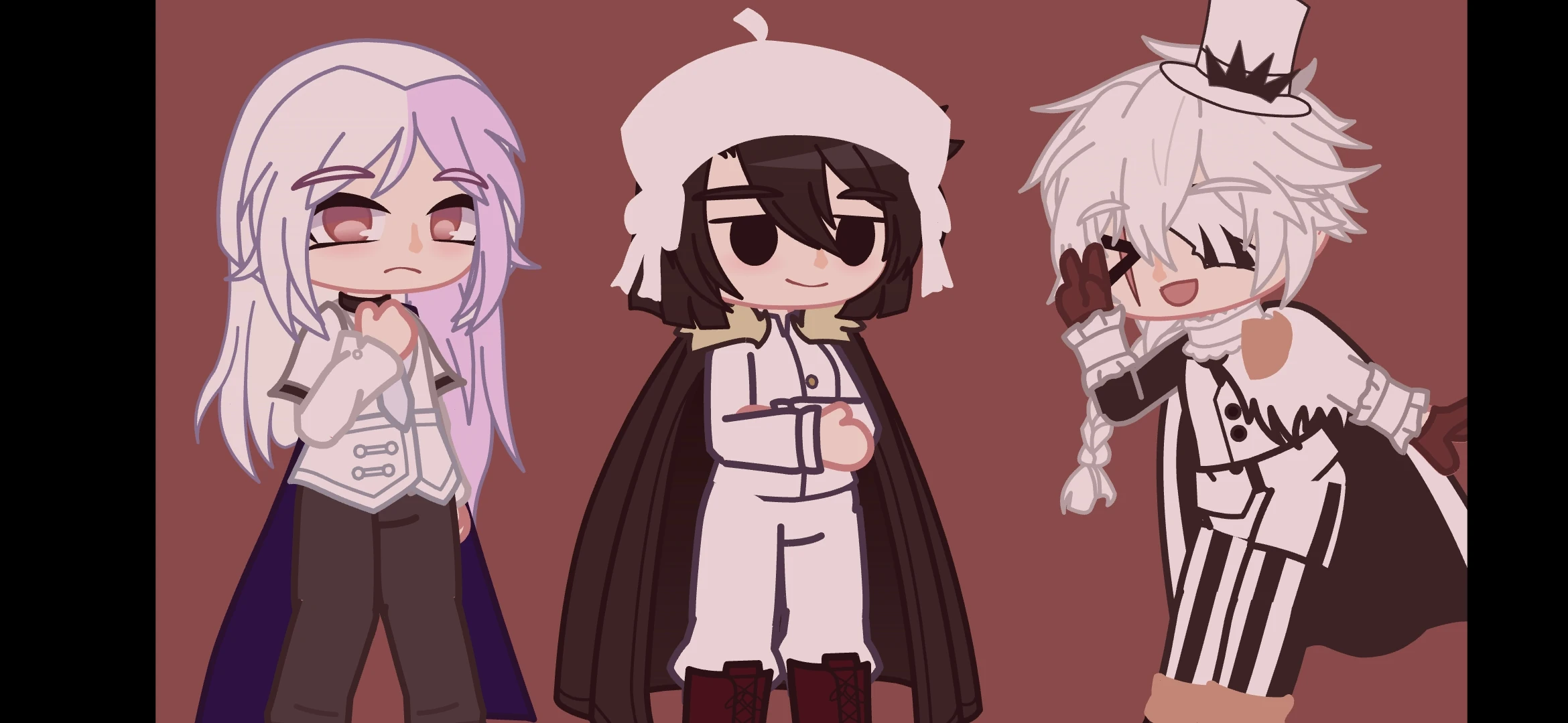 I got bored and decided to make Sigma, Nikolai and Fyodor in Gacha Club ...