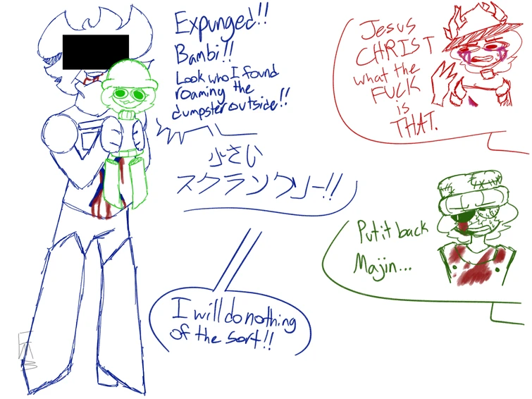 four way phonebreakers dave finds a small skrunkly | Fandom