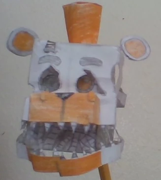 I made a Molten Freddy head from paper | Fandom