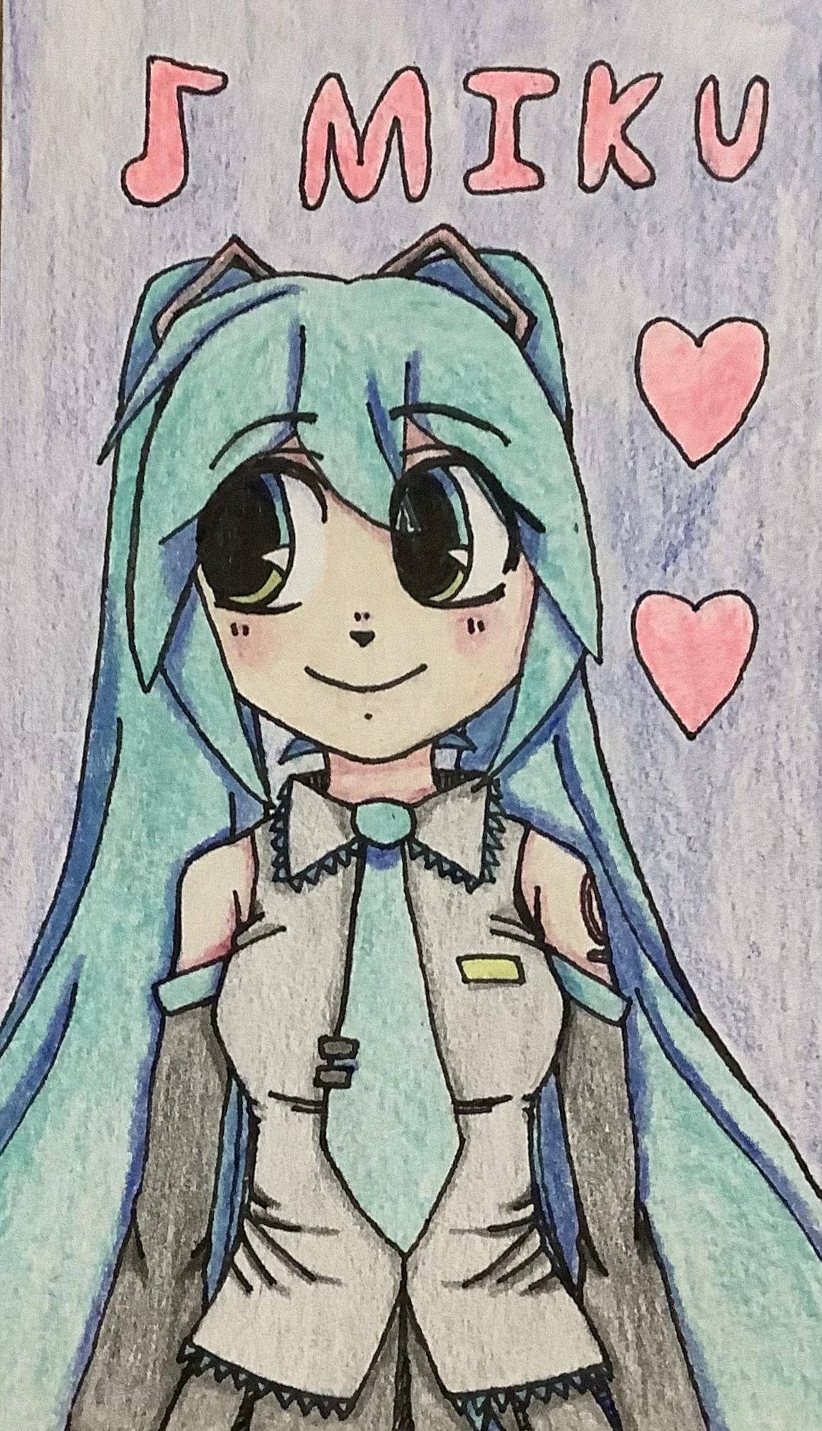Drawing of Miku | Fandom