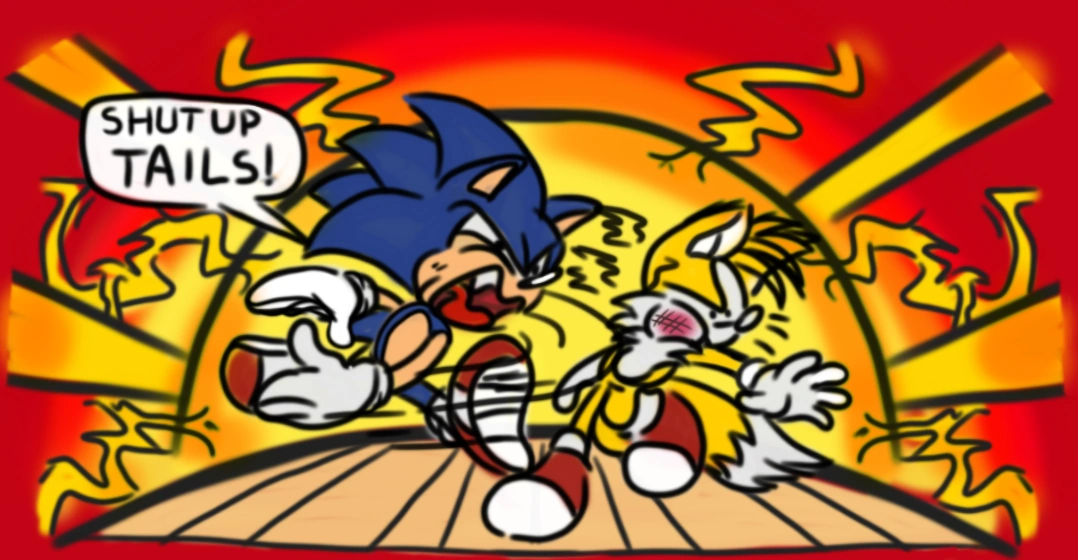 sonic slaps tails | Fandom