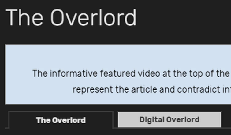 The Overlord | Fandom