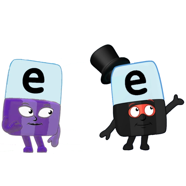 My OC Bossy E with the show’s Magic E. Same concept, different ...