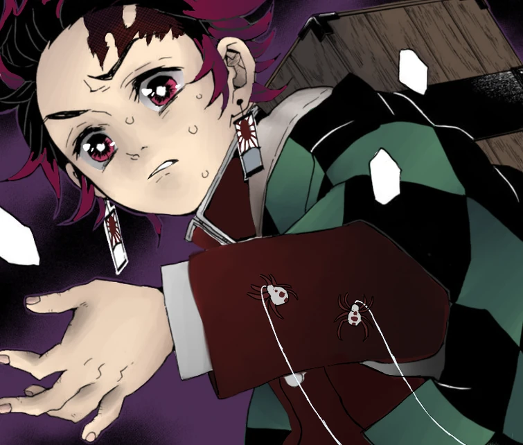 Tanjiro manga panel coloring | Fandom