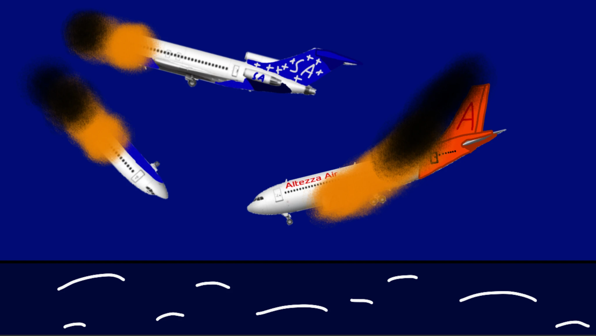 I made an art of my mid air collision | Fandom