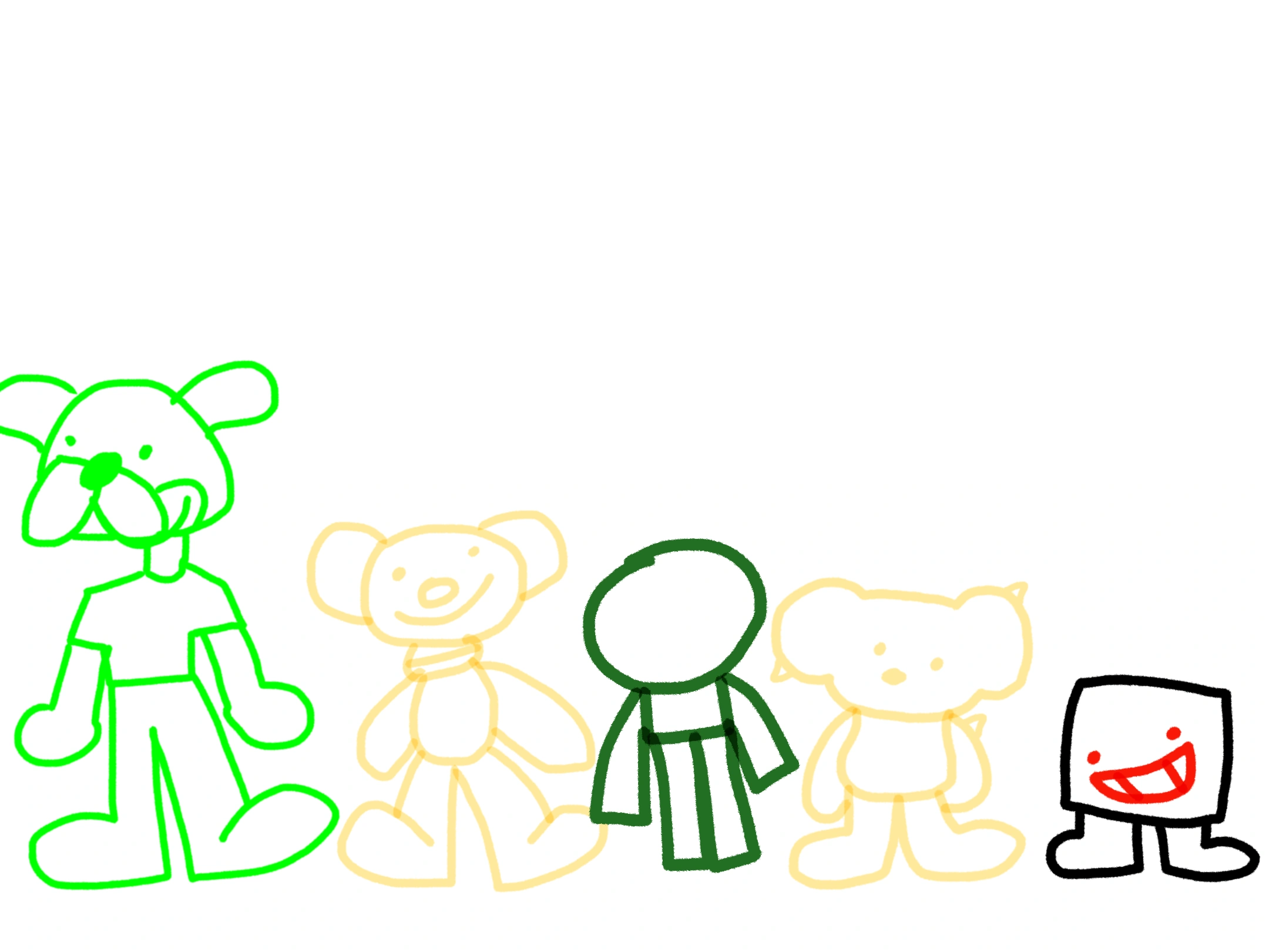 This is my head canon for the bear* fellas’s heights (going from ...