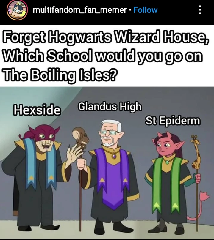 What school would you go in Boiling Isles? | Fandom