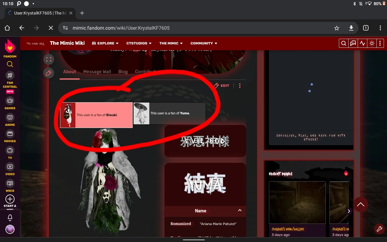 Useful stuff for your profile | Fandom