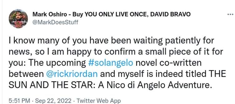 new solangelo book info! | Fandom