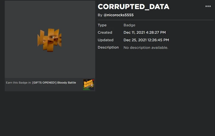 CORRUPT item | Fandom