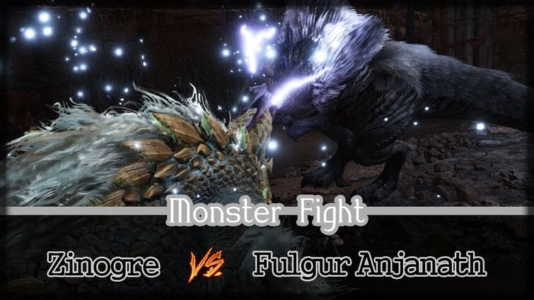 Double Fight Feature! Zinogre VS Fulgur Anjanath & Deviljho VS ...