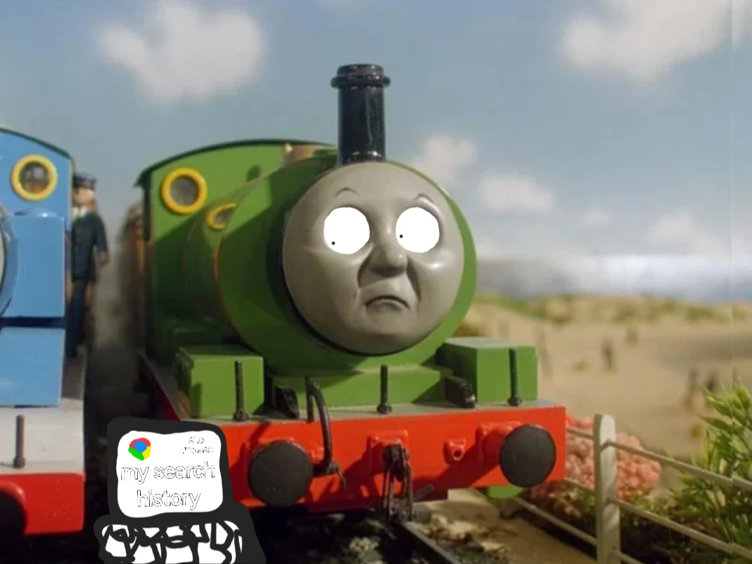 What did Classic Series Percy see on AEG Thomas's search history? | Fandom