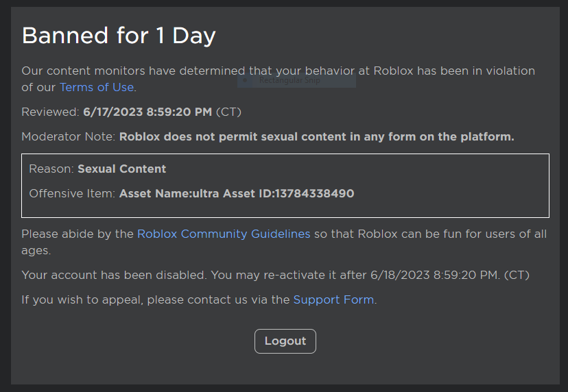 I'm banned. | Fandom