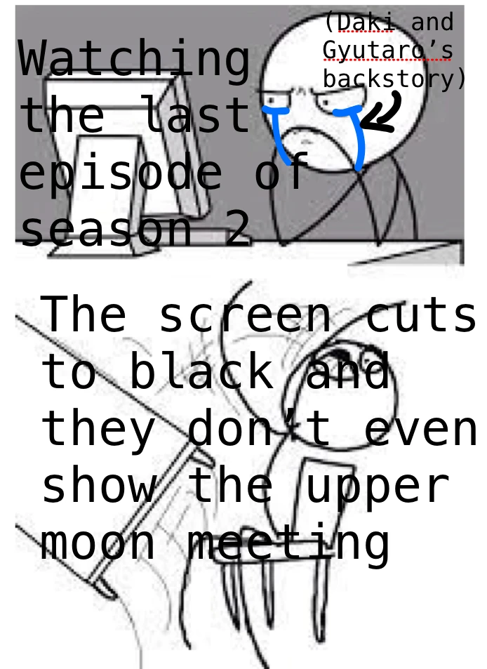 My thoughts of the last episode but it’s a meme | Fandom