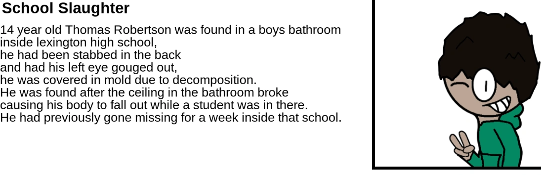 lore for a non-exe creepypasta/horrorbrew/idfk im working on | Fandom