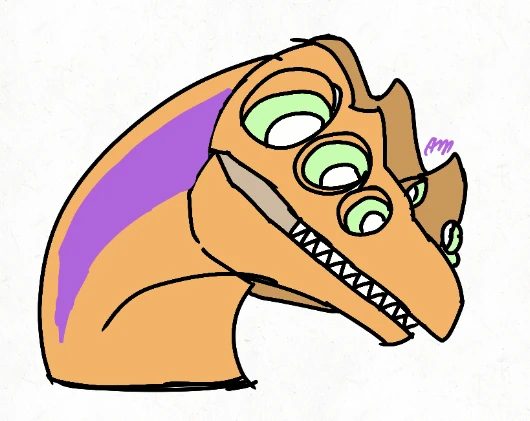 I tried to draw my velociraptor oc as a Sentinel | Fandom