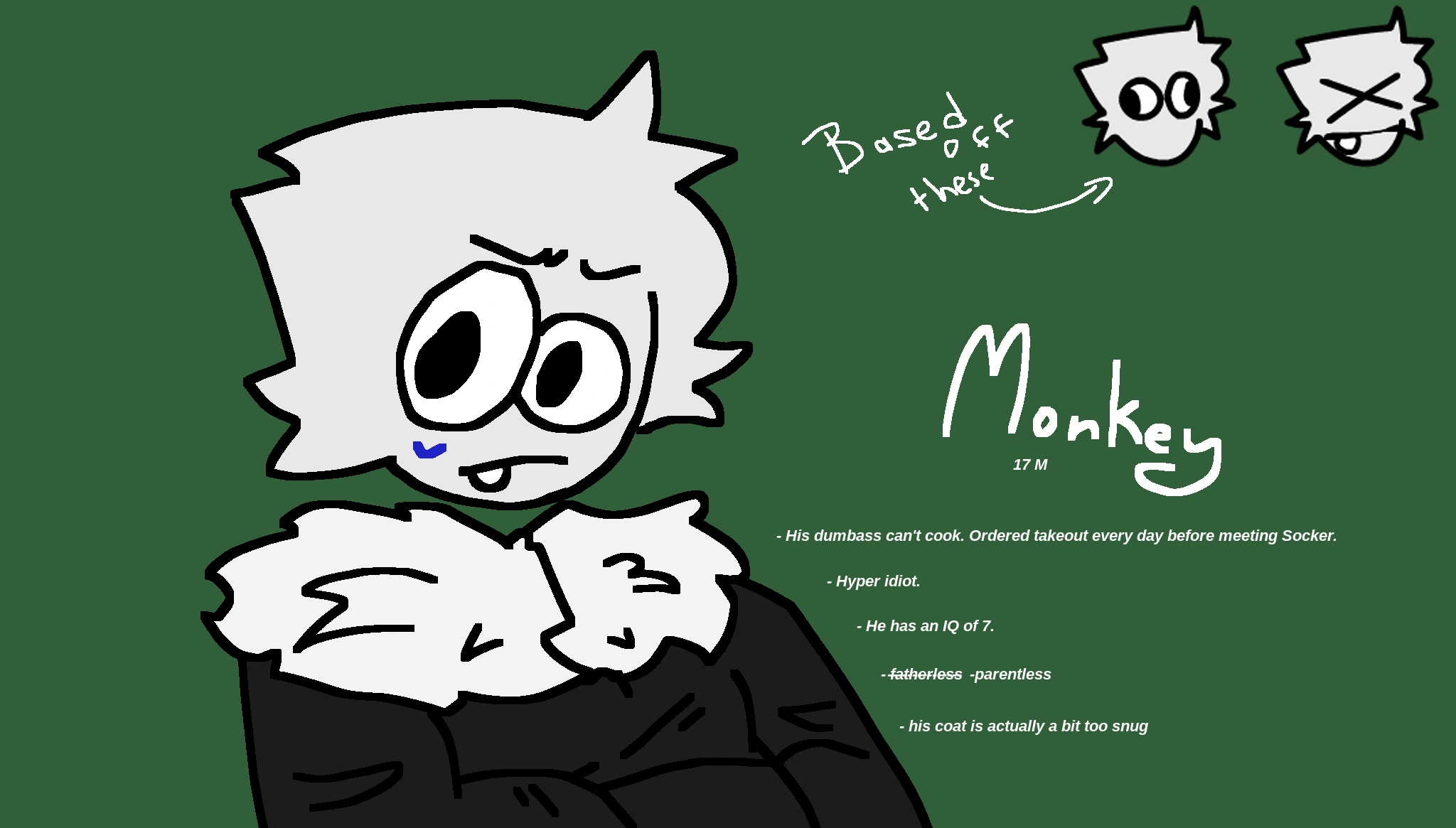 oh look an actual minus monkey concept (minus thonk) | Fandom