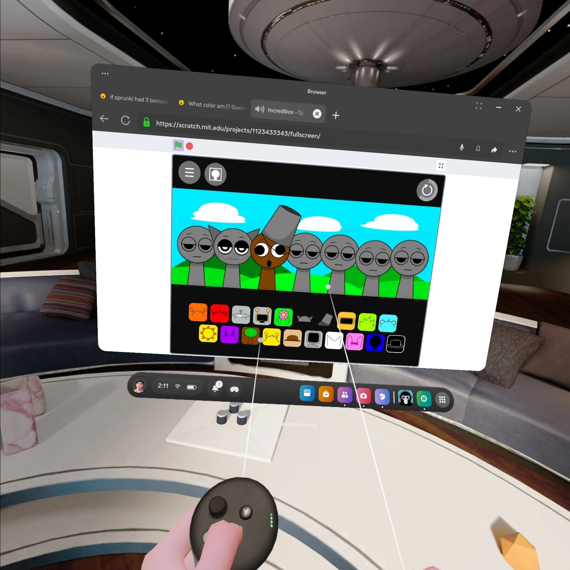 playing sprunki on the vr lol | Fandom