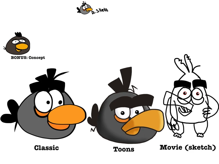 Meet my Angry birds OC, Harold! (AKA The chubby grey bird or The male ...