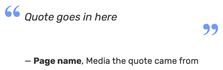 New look for the Quote template | Fandom