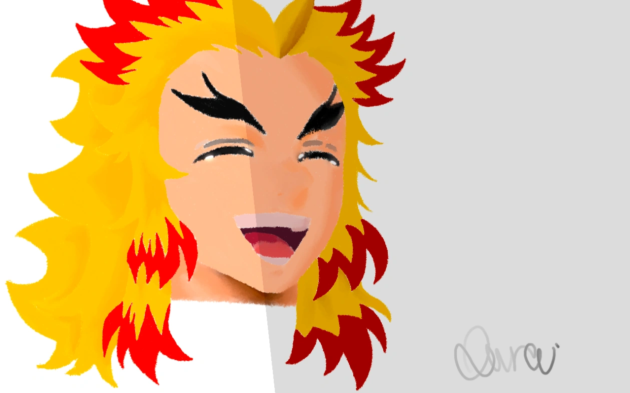 Line less rengoku art 🤓 | Fandom