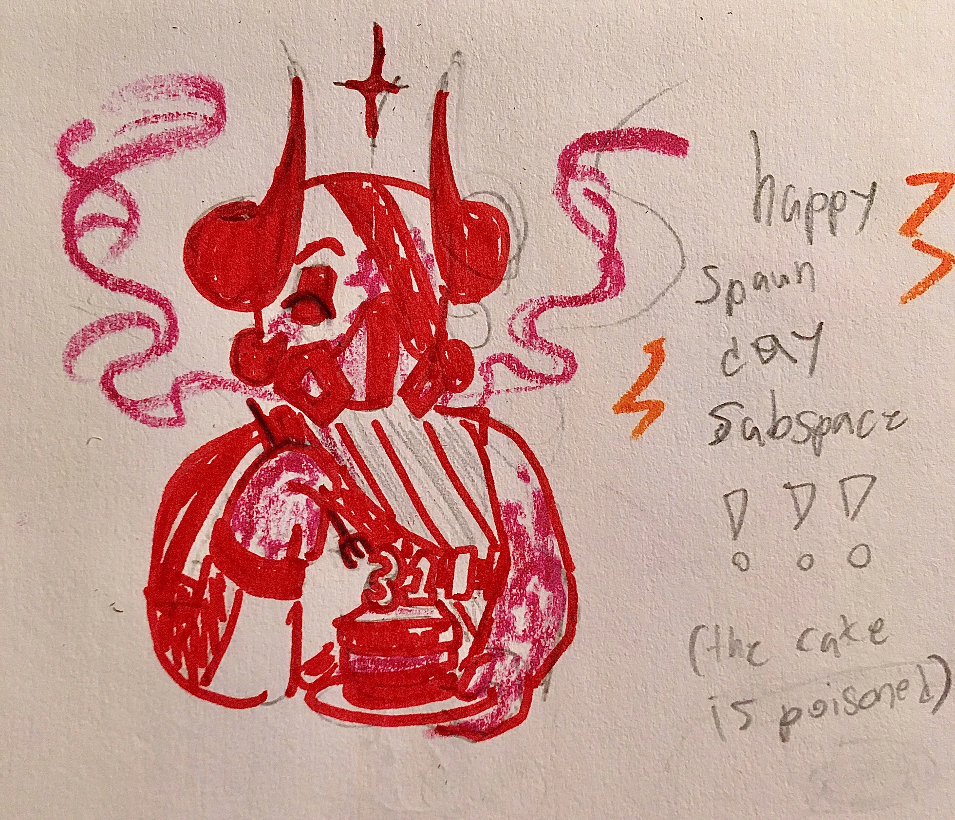 Subspace spawn day drawing plus some doodlez | Fandom