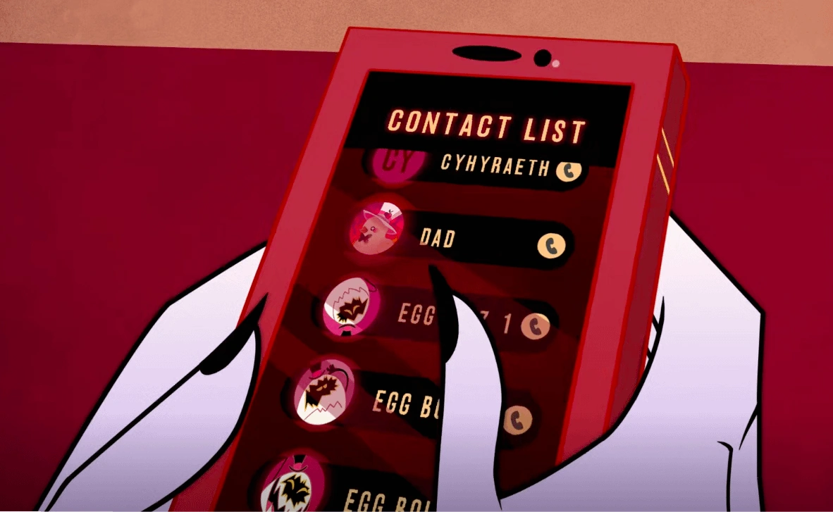 The Egg Boiz being in Charlie's contact list is cute, but also ...