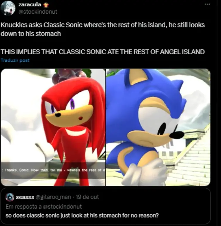 Classic Sonic ate Angel Island? | Fandom