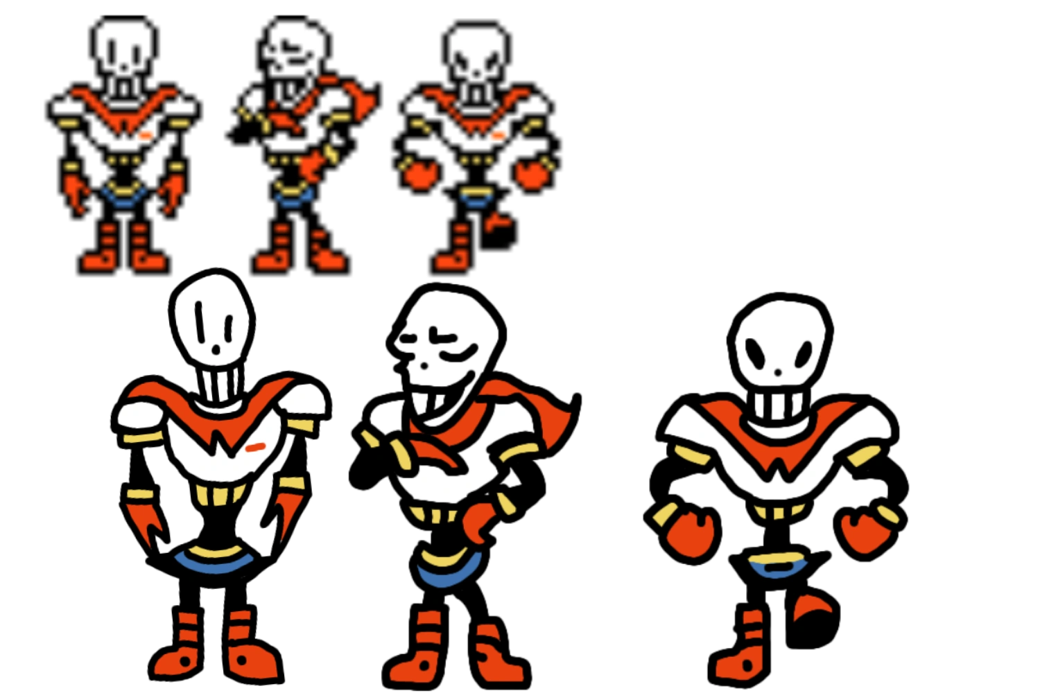 Overworld accurate Papyrus | Fandom