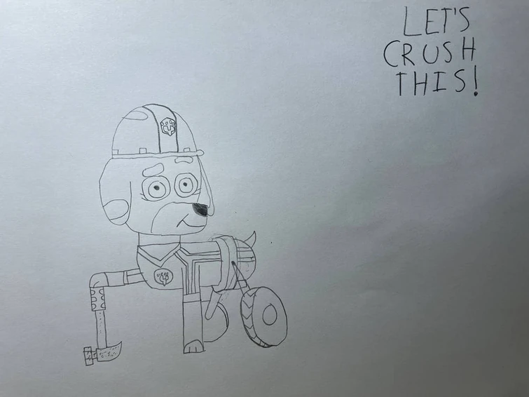 Drawing Of Phinny, Luna, Roxy, And Tank (I Drew These All Last Year ...