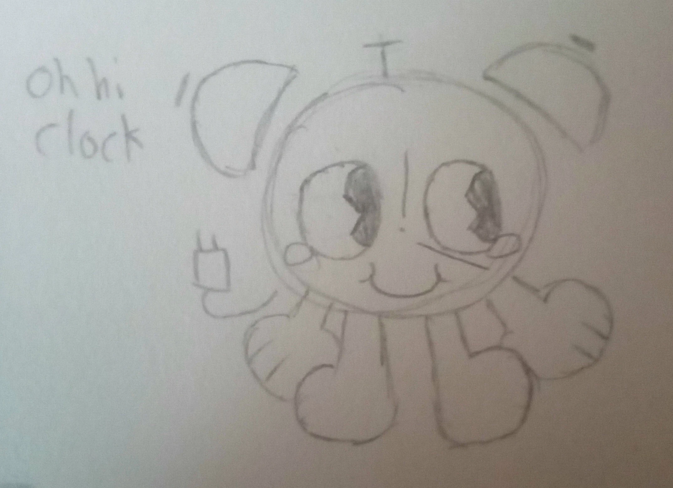 why did I draw clock itft like this | Fandom