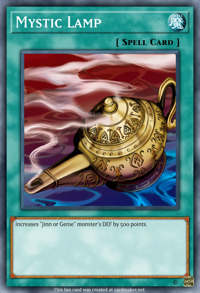 Mystic Lamp and Ancient Lamp should be both Magic or Spell Card | Fandom